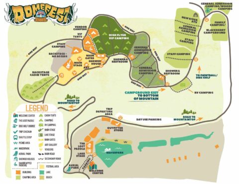 Festival Map | Domefest 2025